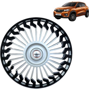 PRIGAN Kwid Hunter Black Silver 13 INCH Wheel Cover For Renault Kwid ...