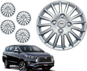 Kunj Autotech 16 Inch Wheel Cover Cap for Crysta Silver Wheel Cover For ...