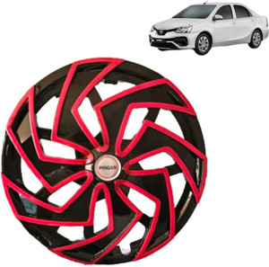 PRIGAN Etios Spider Red Black 14 INCH Wheel Cover For Toyota Etios ...