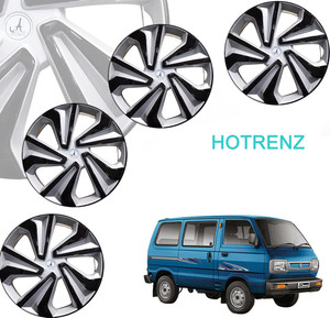 Jetnix CAR WHEEL CAP/WHEEL CORONA (B) DEGINE "SILVER_BLACK''12-INCH ...