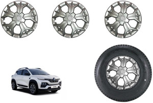HUDMOZ KIGER 16 Inches SS Wheel Caps / Hubcaps Wheel Cover For Renault ...