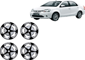 ALPINEZO CAR WHEEL CAP/WHEEL COVER ASTER DC-A DEGINE "SILVER_BLACK" 15 ...