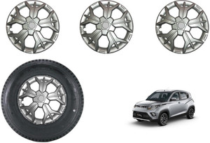 HUDMOZ KUV100 - 14 Inches SS Wheel Caps / Hubcaps Wheel Cover For ...