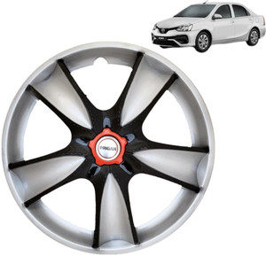 PRIGAN Etios Maple Silver Black 14 INCH Wheel Cover For Toyota Etios ...