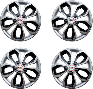 Kunj Autotech 16 Inch Wheel Cover Cap for Magnite Silver Black Wheel ...