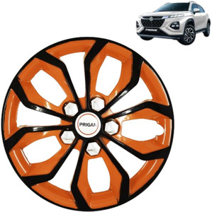 PRIGAN Vision Black Orange 16 Inch For Fronx Wheel Cover For Maruti ...