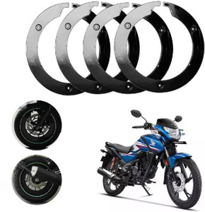 GRANDFLY New Pro Disc Bike Wheel Cover 18 Inch Set of 4 (Black) Honda ...