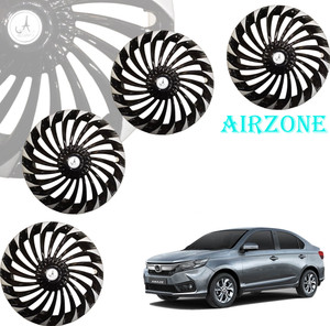 Airzone CAR WHEEL CAP/WHEEL TURBINE-B DEGINE'' BLACK-SILVER ''14-INCH ...