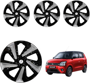 KYZO CAR WHEEL CAP/ WHEEL COVER CORONA DEGINE (D) "SILVER_BLACK" 13 ...