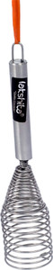 KUVI Steel Egg Whisker Spring Egg Beater Mixer Manual Hand Blender For ...