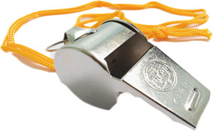 90 Degree Stainless Steel Whistle High Sound Sports Coach Referee Mouth ...