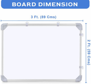Flipkart.com | Lapmar Non Magnetic 2x3 Feet Whiteboard | Green Chalk ...