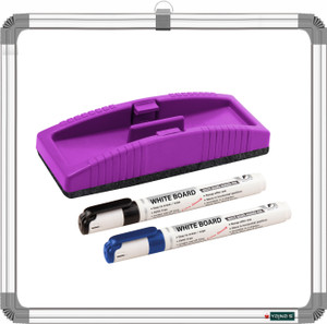 Flipkart.com | ShelfKing Non Magnetic 1x1 Feet Double Sided WhiteBoard ...