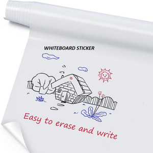 Wallmate 304.8 cm Whiteboard Wall Sticker 24x120 Inch, Self Adhesive ...