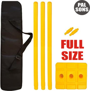 Palsons Plastic Cricket Stumps (Wickets) For All Age Groups + 2 Bails ...