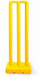 Leosportz Cricket Stumps Set - 3 Stumps + 2 Bails + 1 Stand - Buy ...