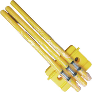 Kalindri Sports Cricket Set of Wickets with Spring, Base, Bails - PVC ...