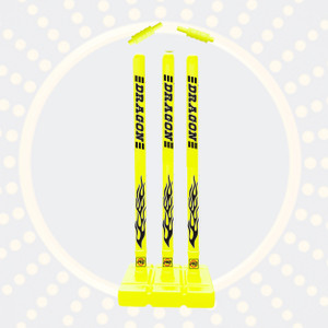 Aenox YELLOW PLASTIC (PVC ) STUMP SET KIDS AND JUNIOR / MENS - Buy ...