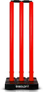 BOLDFIT Wickets Cricket Stumps Plastic Stump Stand Wicket Stump Cricket ...