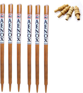 Aenox HIGH QUALITY WICKET STUMP 6 PCS SET (USE HARD TENNIS BALL ) - Buy ...