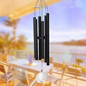 Nature's Melody Large Wind Chime for Outside Deep Tone with Low Bass ...