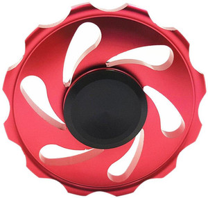 RVM Toys Red Wheel Hand Fidget Metal Spinner Long Time Rotation Stress ...