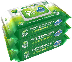 GLIDER Multipurpose Skin and Surface Wipes with Flip-top (Pack of 3 ...