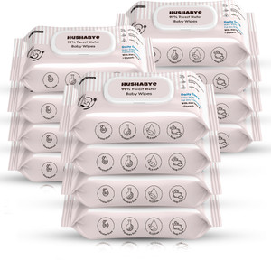 Hushabye Soft Baby Wet Wipes with AloeVera And Glycerin, Clinically ...