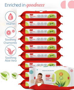 LuvLap Moisturizing Soft Cleansing Baby Wet Wipes with Aloe Vera ...