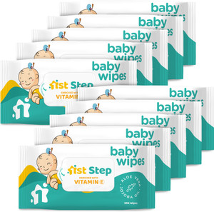 1st Step Baby Wet Wipes Enriched With Aloe-Vera And Jojoba Oil(Pack of ...