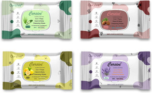 Cursive Germ Protection Wet Wipes for Skin & Surfaces with different ...