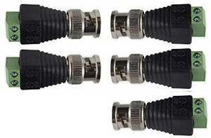 xenee BNC Connectors Screw Type for CCTV Camera bnc connector Wire ...