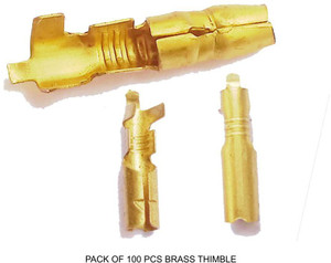 bse CB_MALE_FEMALE_0 BRASS THIMBLE Wire Connector Price in India - Buy ...