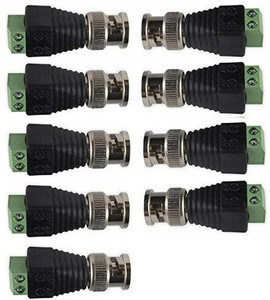 xenee BNC Connectors Screw Type for CCTV Camera bnc connector Wire ...