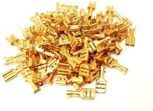 bse 6.4 FEMALE SLOT electrical brass terminal Wire Connector Price in ...