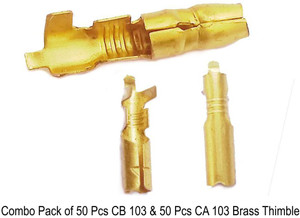 bse _CB_CA_103_MALE_FEMALE_100_11 BRASS THIMBLE Wire Connector Price in ...