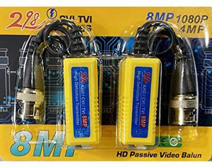 Mak World 8MP/4K Passive HD BNC Video Balun Transceiver Transmitter Via ...