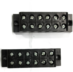 SEDCO Control Panel 30A 6 Way Bakelite Connector Strip Double Row ...