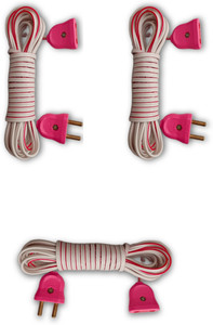 Eleca 2 Pin Expandable Male-Female Scoket Electric Wire, Extension Wire ...