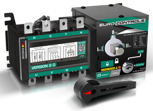 Euro Controls Q-Pact Black Pro ATS 125A 4 POLE Heavy Duty Auto Transfer ...