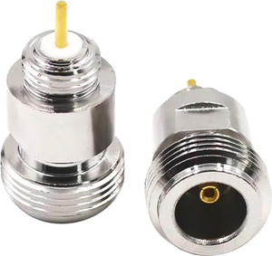 Netboon N Type Female Socket Panel Mount Solder 50 Ohm RF Connector ...