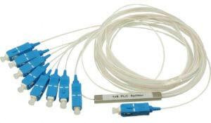 Syrotech PLC Splitter-Steel Tube-Blue Colour-SC/APC 1X8 (1:8) Splitter ...