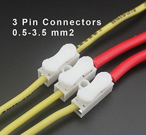 INDRAVA 3-way-2-way connector quick button cable joint Push Wire ...
