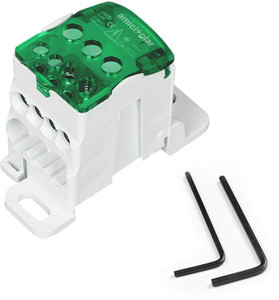 amiciSolar 80A Heavy-Duty Terminal Block Junction Box Multiple Output ...
