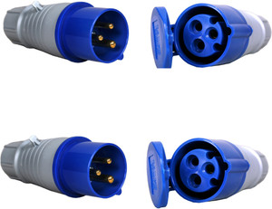 DECENT AIR SYSTEM IEC60309-2 32A 3pin 220V-250V 50/60Hz 3P 6h IP44 CE ...