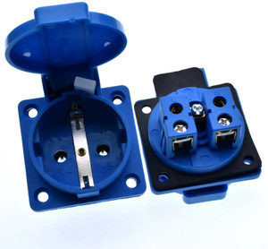 DECENT AIR SYSTEM 16A 2pin 220-250V Industrial IP54 Germany Type French ...