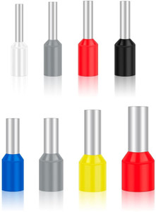 Leyden 100Pcs, 0.5mm² Ferrule Lug End Terminal For Panel Wiring Ferrule ...