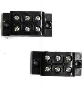 SEDCO 30A 3 Way Bakelite Connector Strip Screw Terminal Connection ...