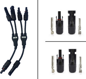 Texas Solar 2Y MC4 Connector Pair with 2 MC4 Connector Pairs Connector ...