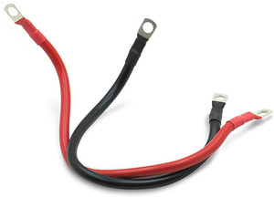 GLOBOMOTIVE Battery Inverter Cable Set with Terminals (Red and Black ...